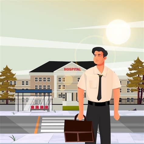 의료 의료 만화 프리미엄 벡터