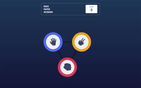 Frontend Mentor Rock Paper Scissors Game Htmlcssjavascript Coding