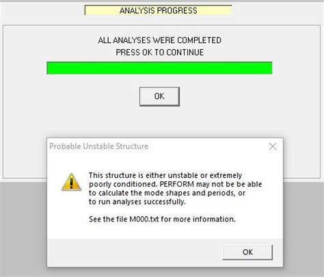 Can Any Body Please Tell How To Solve It Instability Error In Perform D Model How To Solve