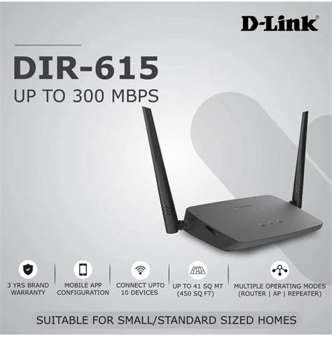 D Link Dir 615 Wireless N300 Router At ₹ 725piece Vijayawada Id 26867546462
