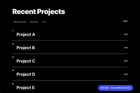Image Reveal On Hover Effect With Cms Webflow
