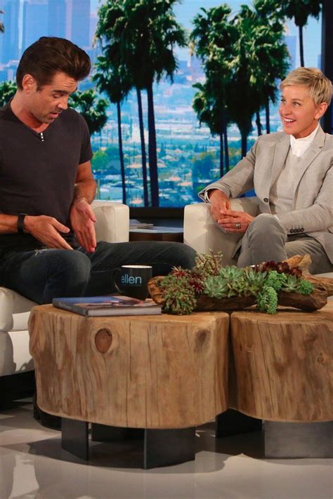 So Colin Farrell Just Told Ellen Degeneres All About His Bush Colin