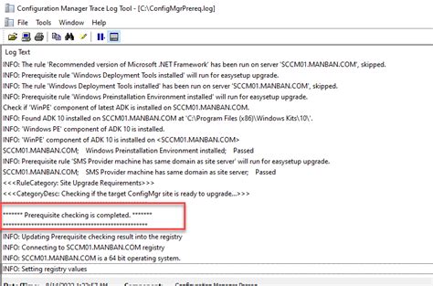 Configmgr Prerequisites Tool