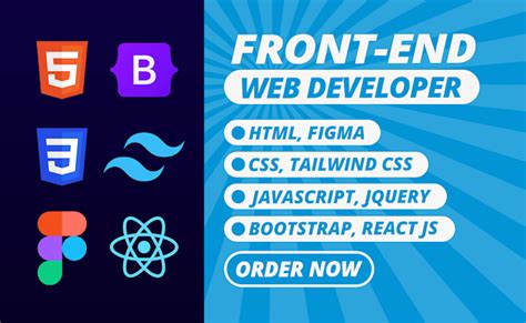 Do Front End Web Development Using Html5 Css Bootstrap Reactjs And