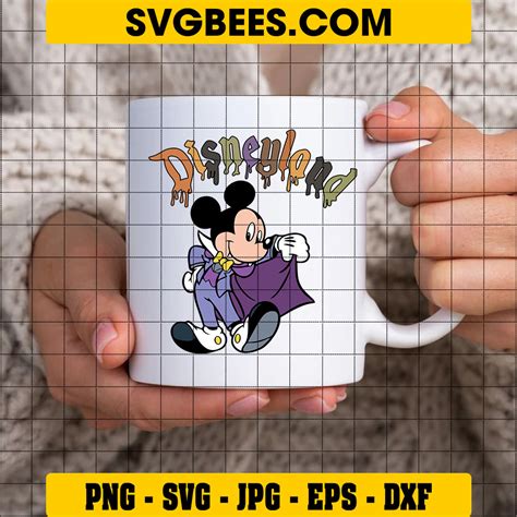 Mickey Mouse Vampire Svg Count Mickula Svg Disneyland Halloween Svg