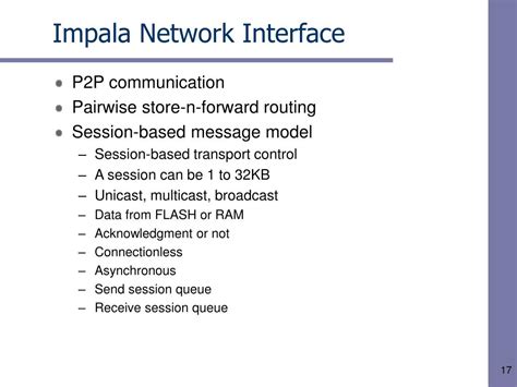 ppt implementing software on resource constrained mobile sensors experiences with impala and