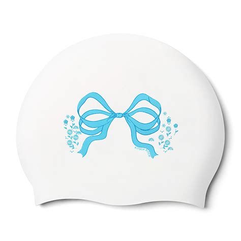 가나수영복 키치피치 벌키리본 실리콘수모 블루 Kpd1cs029 Blu 위시버킷