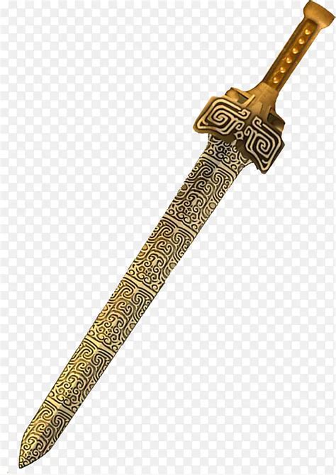 金色带花纹的卡通宝剑png图片素材下载图片编号8955241 Png素材网