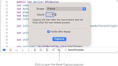 Capturing A Metal Workload In Xcode Apple Developer Documentation
