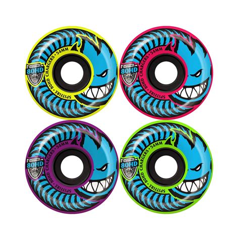 Spitfire 80hd Chargers Conical Mash Up 54mm 80a Assorted Calstreets