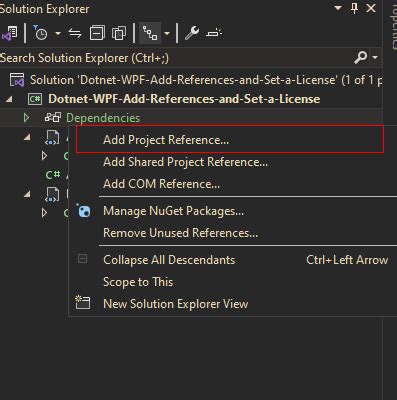 Add References And Set A License Wpf C Net Leadtools Sdk Tutorials Help