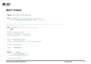 Gettiing Started With IoT Using Raspberry Pi And Python PPT