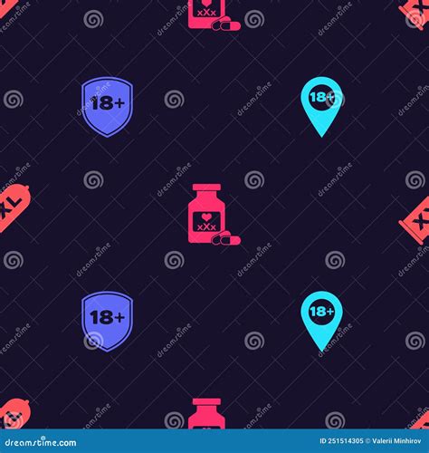 Set Location With 18 Plus Shield Bottle Pills For Potency And Condom