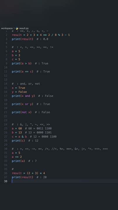 Питон за 60 секунд Порядок операций в Python Shorts Python Youtube