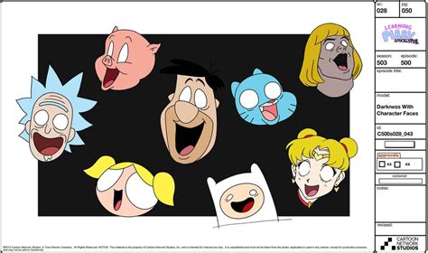 Model Sheets For Pibby Shows Unused Characters From Anime R Pibby