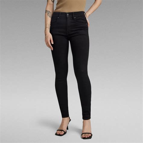G Star Raw Lhana Skinny Jean Pitch Black Encompass Clothing Ltd