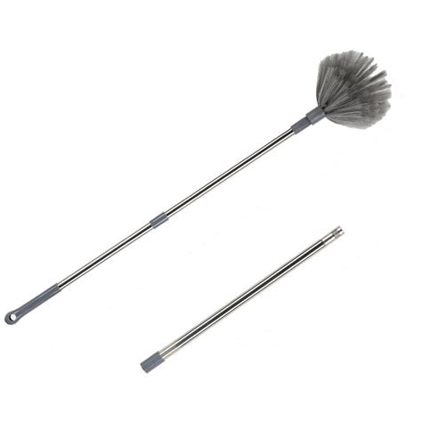 Nsesshome Cobweb Duster With Extension Pole Long Duster For High Ceilings Walls Medium Stiff