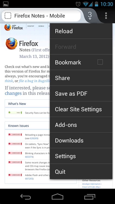 Native Firefox For Android Beta Gets Detailed Softpedia