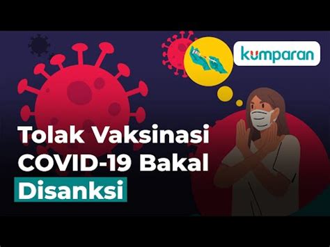 Masyarakat Yang Menolak Divaksin Corona Bisa Diberi Sanksi Kumparan