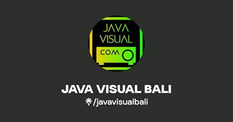 Java Visual Bali Twitter Instagram Facebook Tiktok Linktree