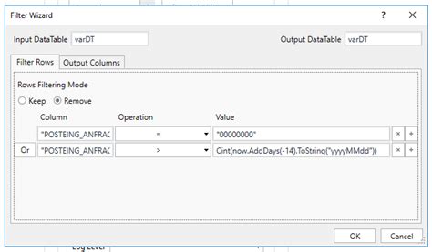 Convert And Filter Data Table Studio UiPath Community Forum