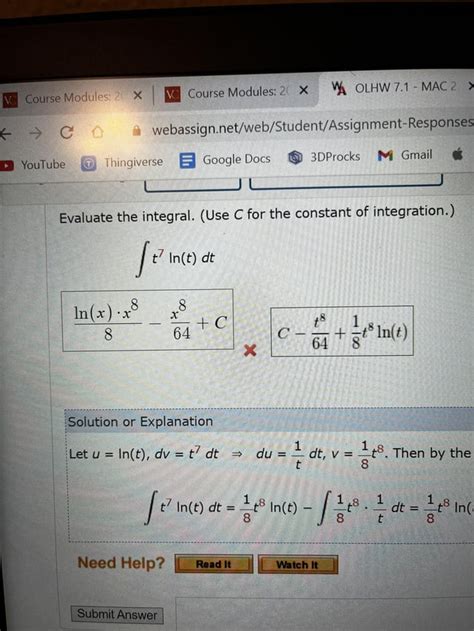 My Incorrect Answer Left Vs Correct Answer Right 😀🔫 R Calculus