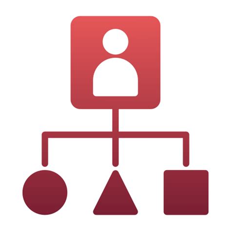 Hierarchy Structure Generic Gradient Fill Icon
