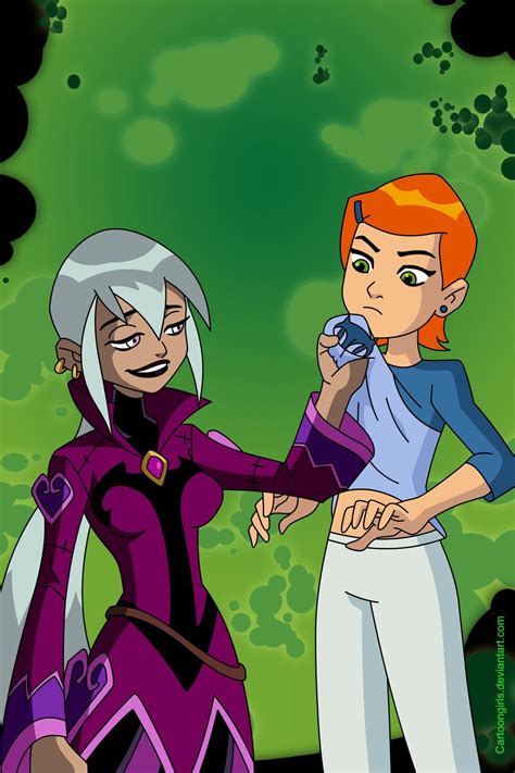 Charmcaster Grabbing Gwen By Generaldodders On Deviantart Ben 10
