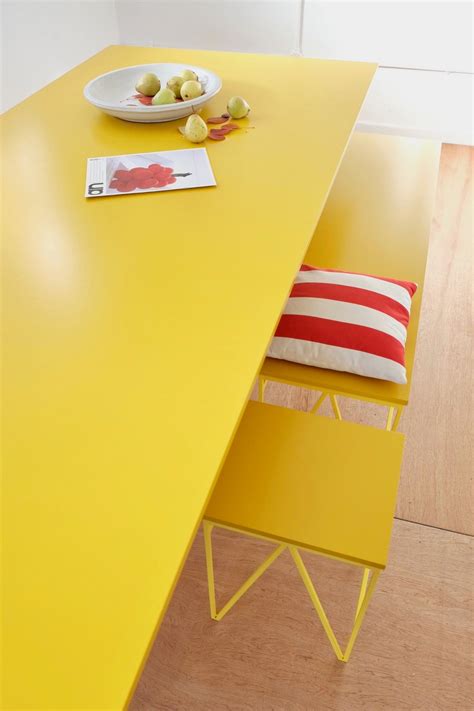 Colour Play Dining Table In Yellow Andnew Modern British Furniture