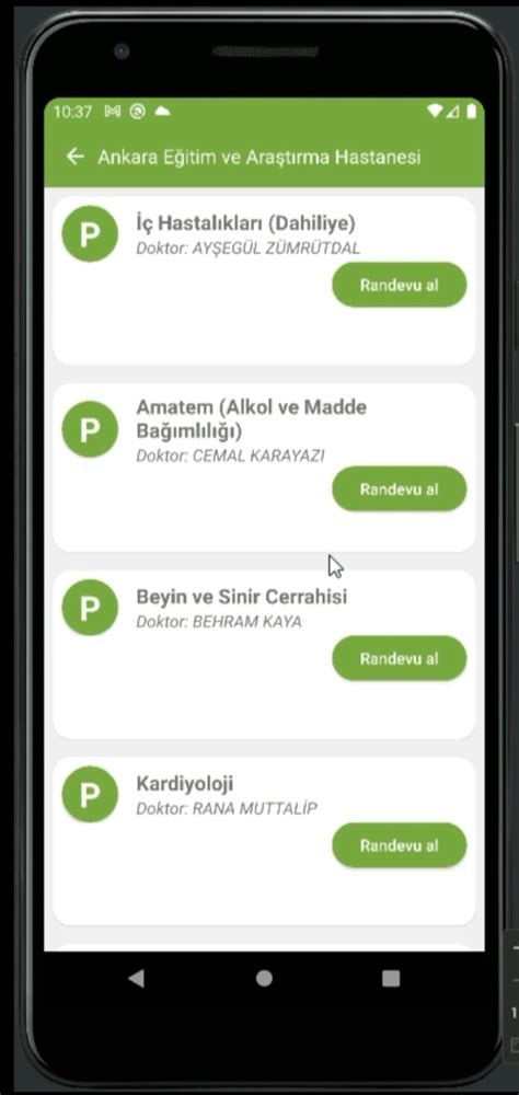 GitHub Edaunay Hastane Randevu Sistemi Vize