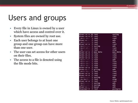 Linux User Management Pptx