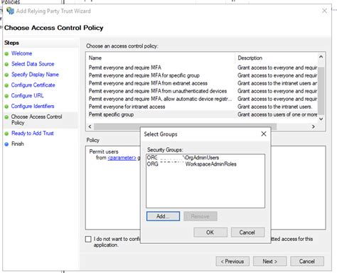 Kop Integrations Adfs Rafay Product Documentation