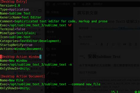 Linux下使用sublime Text3 破解汉化并配置c编程环境 Aptx博客