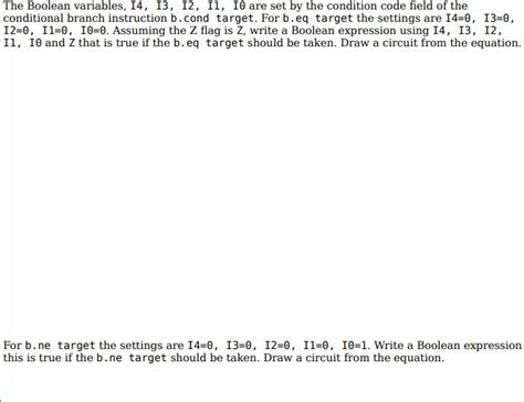 The Boolean Variables I4 I3 12 Il I0 Are Set By