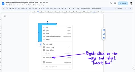 How To Hyperlink An Image In Google Docs Easy Steps