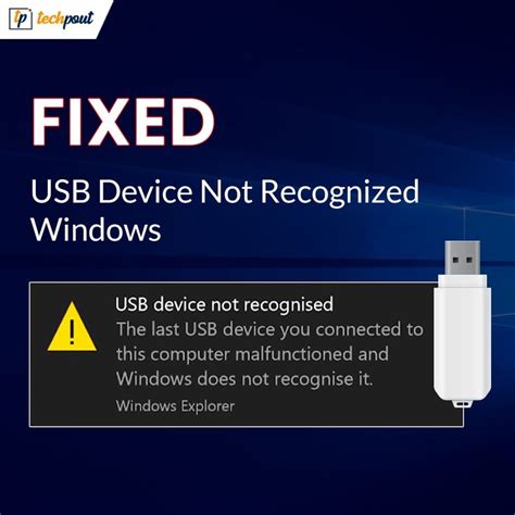 How To Fix Usb Device Not Recognized Windows 1110 Usb Device Driver Windows