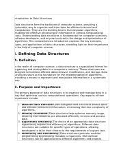 Understanding Data Structures Key Concepts Types And Course Hero Understanding Data Structures Key Concepts Types And Course Hero