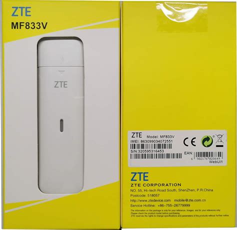 Zte Mf833v Usb Dongle Adapter 150 Mbps Wireless Modem Mobile Broadband 4g Lte Stick Bigamart