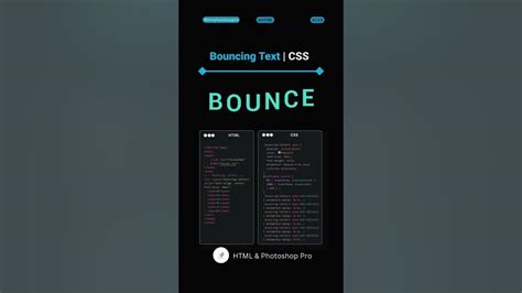 Bouncing Text I Css Coding Shortsviral Shorts Short Shortsvideo Youtube