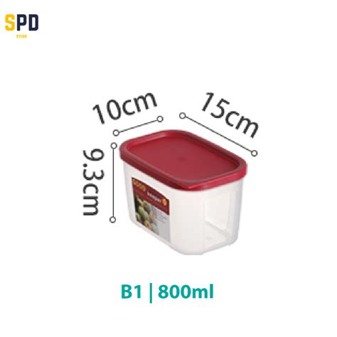 Airtight Stackable Tupperware Food Storage Container With Lid Microwave Safe Freezer Container