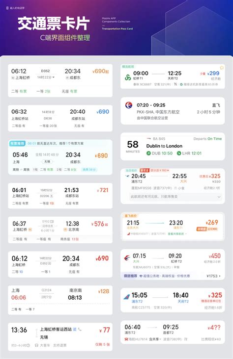 Ui必看 组件应用 票务卡片设计方式详解 哔哩哔哩