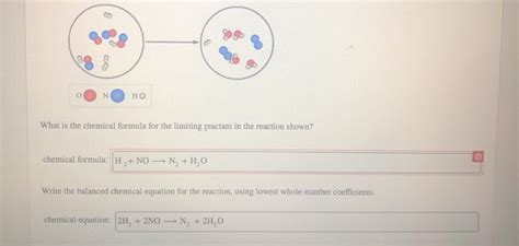 Solved On What Is The Chemical Formula For The Limiting