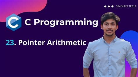23 Pointer Arithmetic 1d 2d Array C Basics C Programming In Hindi Youtube