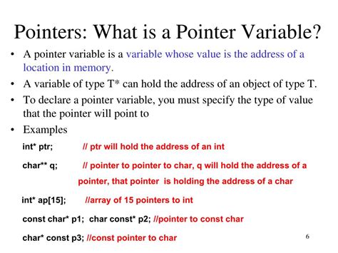 Ppt Pointers Dynamic Data And Reference Types Powerpoint Presentation Id6668202