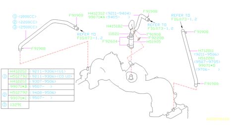 2008 Subaru Wrx Wagon Vacuum Line 99071aa880 Genuine Subaru Part