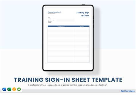 Training Sign In Sheet Template Ohs Resource Portal Worker Training