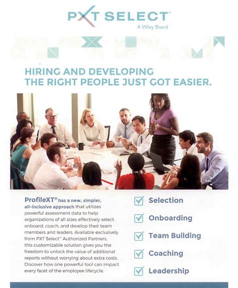 Pxt Select Assessments And Reports