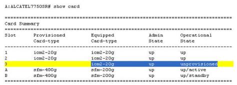 7750 Sr Iom Module Configuration Skyward Telecom