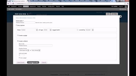 Related Articles In Drupal Tutorial A Block View Of Nodes With Common Taxonomy Terms Youtube