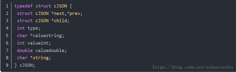Cjson数据格式使用详解cjson格式 Csdn博客